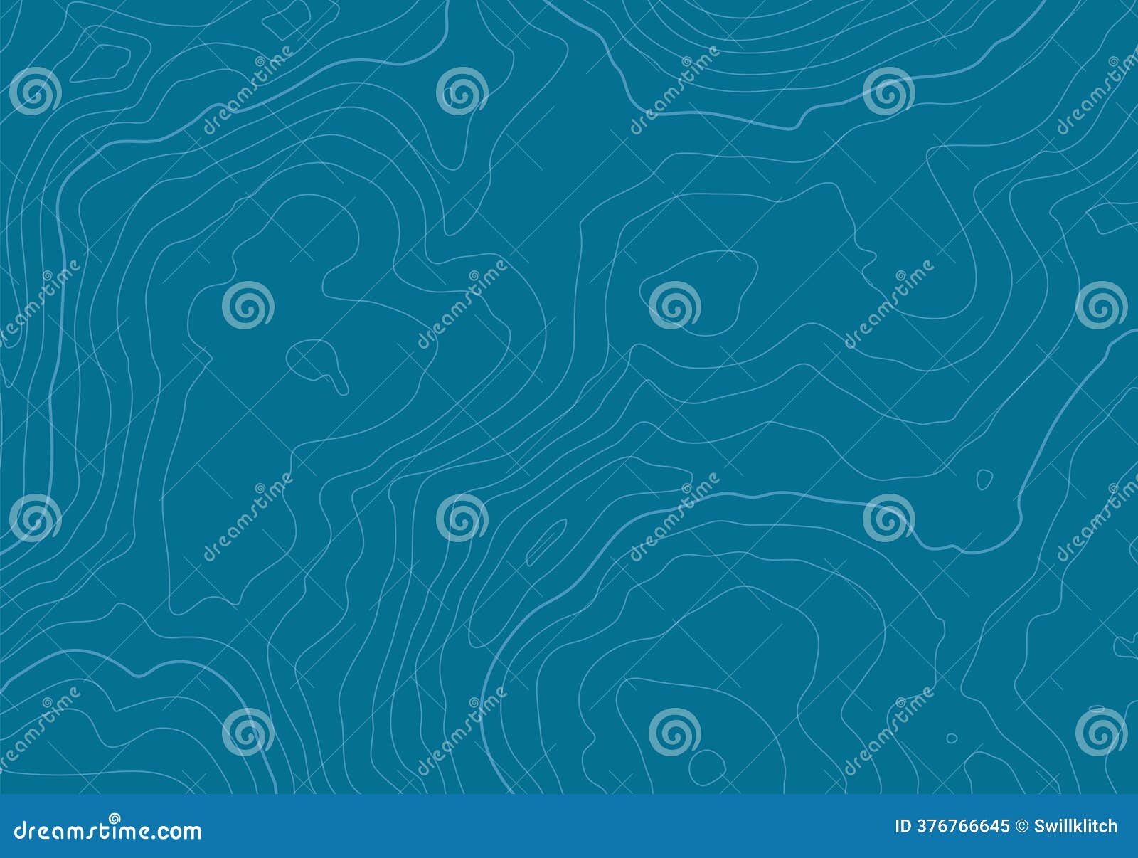 TOPOGRAPHIC ALTITUDE LINE MAP WITH ATTRACTION POINT. SEAMLESS VECTOR ...