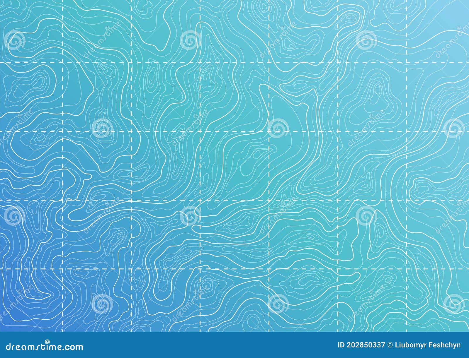 Topographic Map Background Concept. Blue Topographic Background Pattern ...