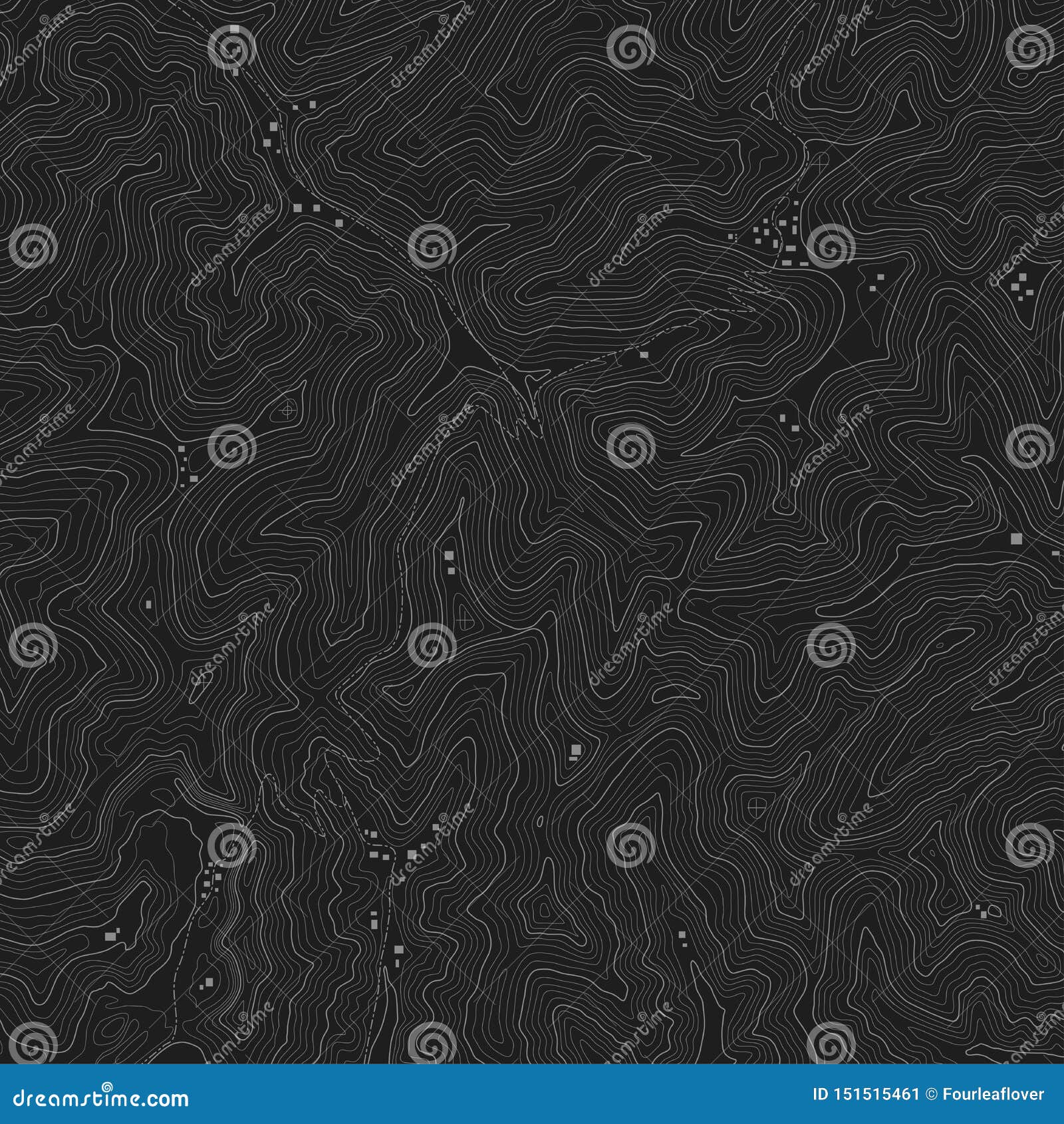 Old Topographic Map Vector Illustration | CartoonDealer.com #47042436