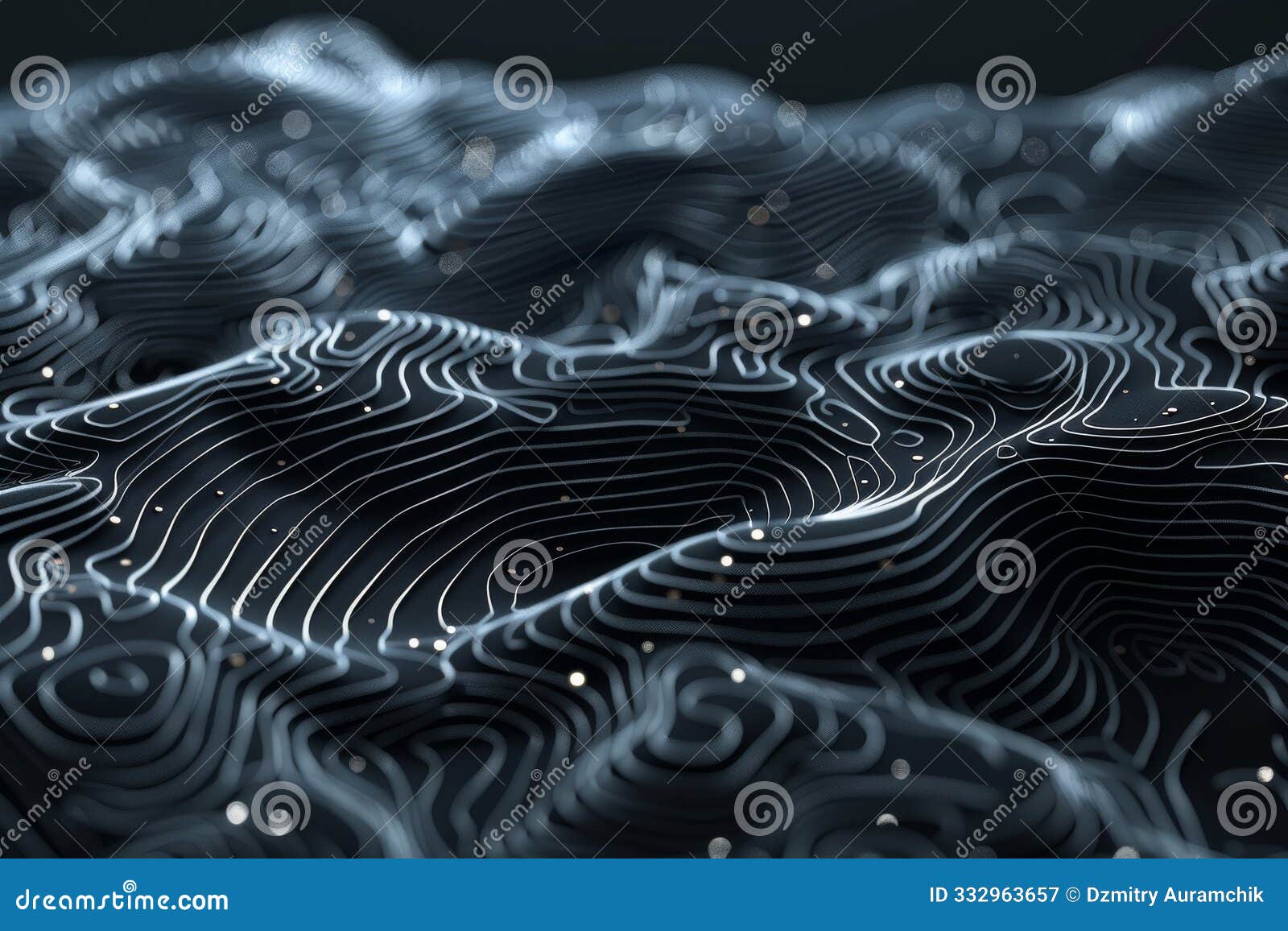 The Topographic Map Background Concept is Made Up of Three Dimensional ...