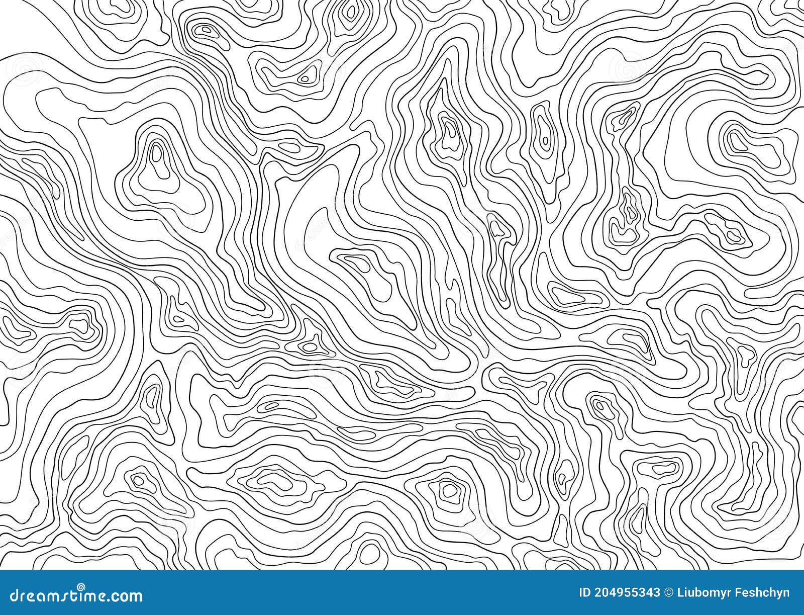 Topographic Map Background Concept. Monochrome Topographic Background ...