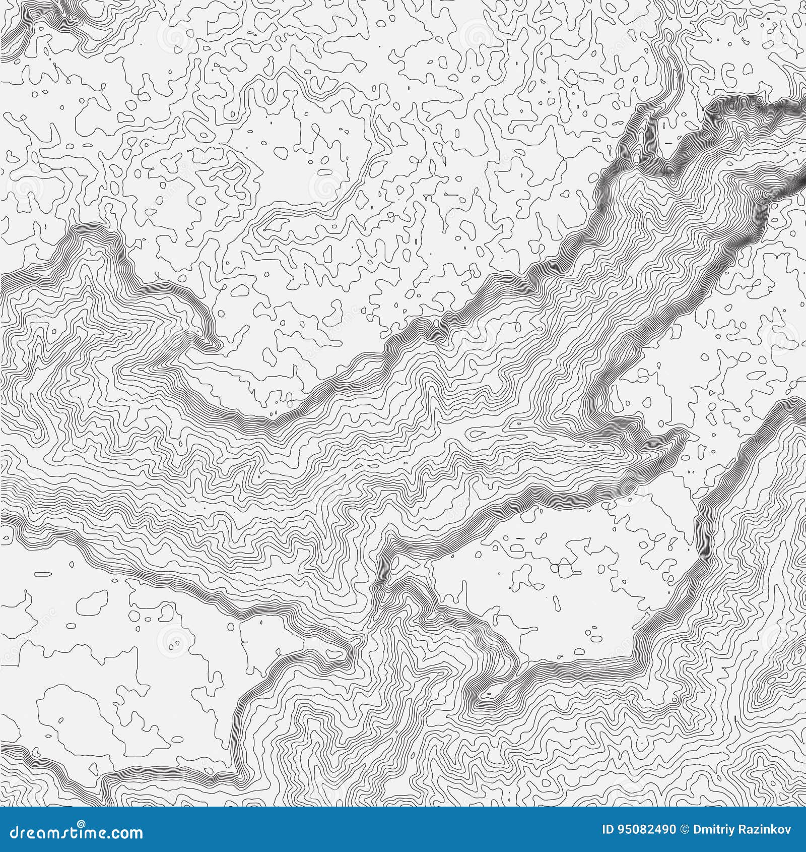 Topographic Map Background Concept with Space for Your Copy. Topo ...