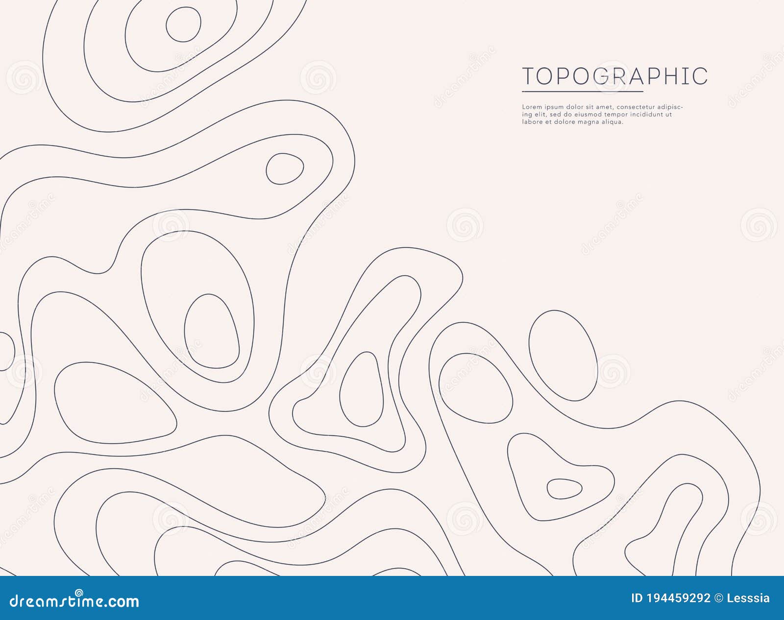Topographic Map Background Concept with Space for Your Text ...
