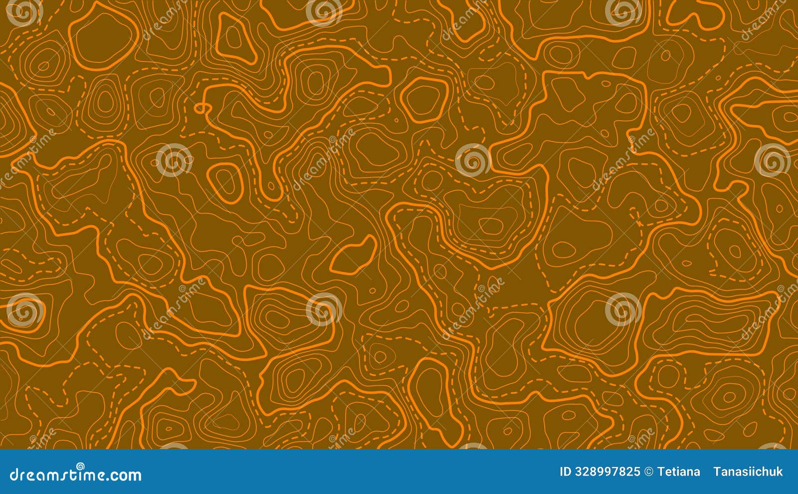 Topographic Map Background. Generating a Terrain Elevation Map. Grid ...