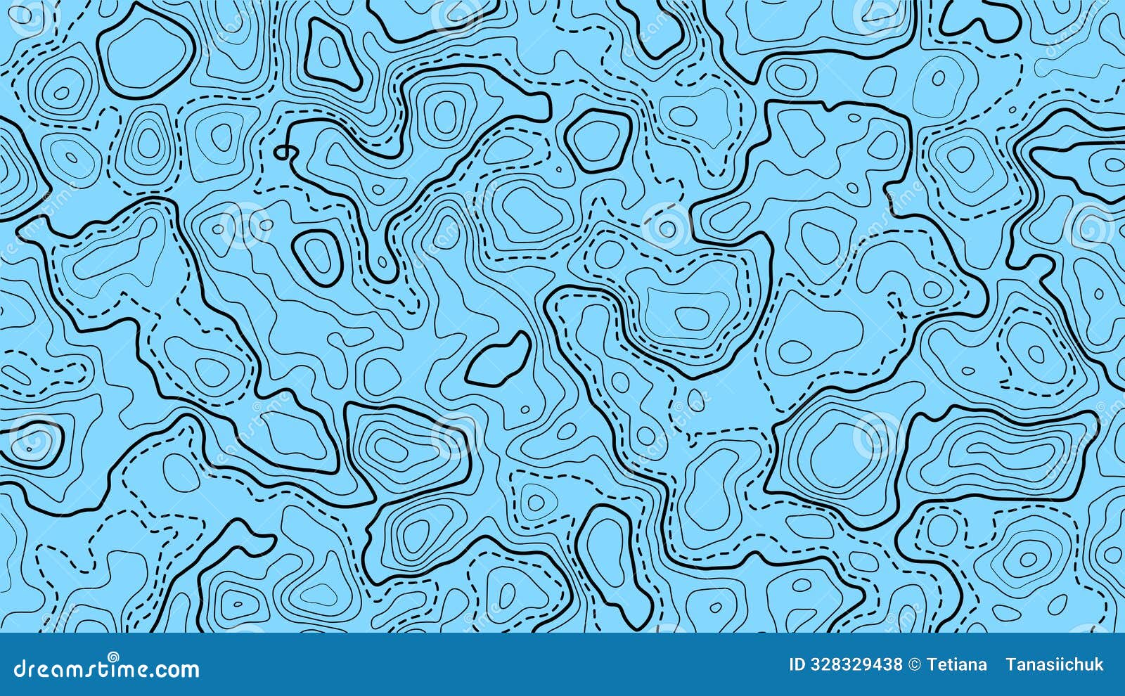 Topographic Map Background. Generating a Terrain Elevation Map. Grid ...