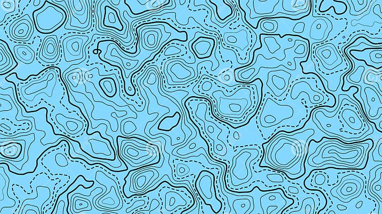 Topographic Map Background. Generating a Terrain Elevation Map. Grid ...