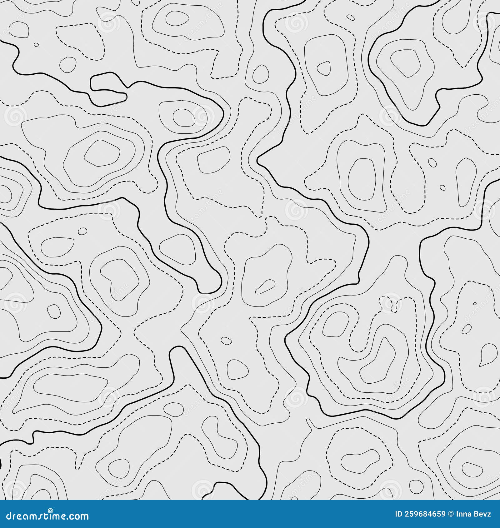 Topographic Map Background. Geographic Grid. Vector Image Stock Vector ...