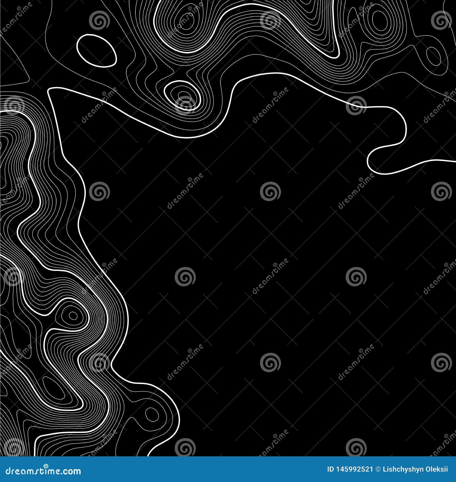 Topographic Map Background. Grid Map. Contour. Vector Illustration ...