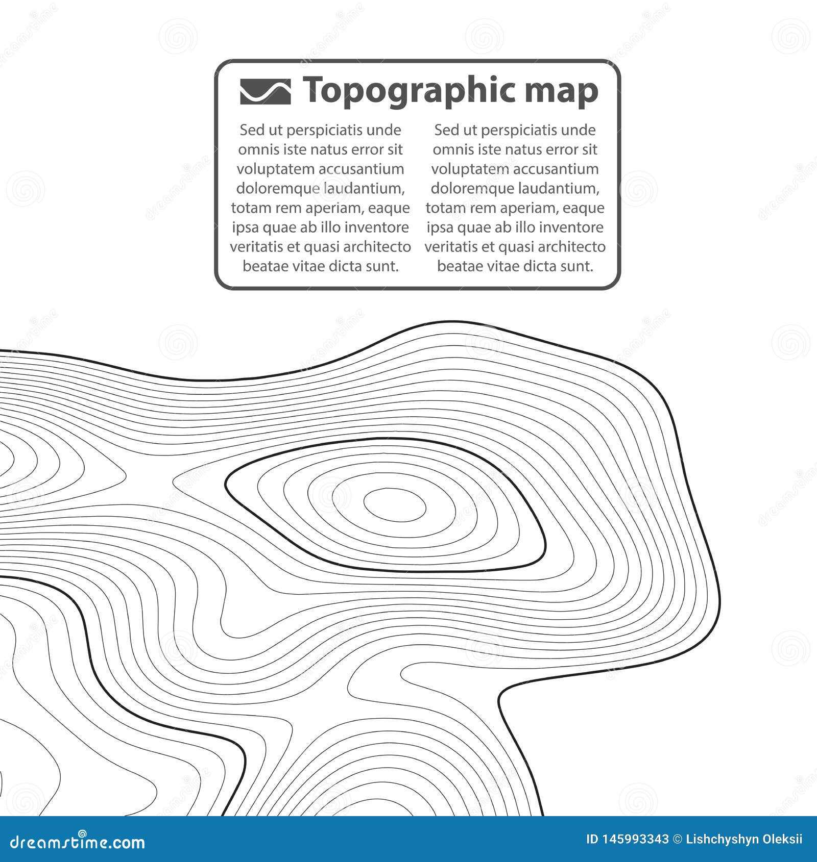 Topographic Map Background. Grid Map. Contour. Vector Illustration ...