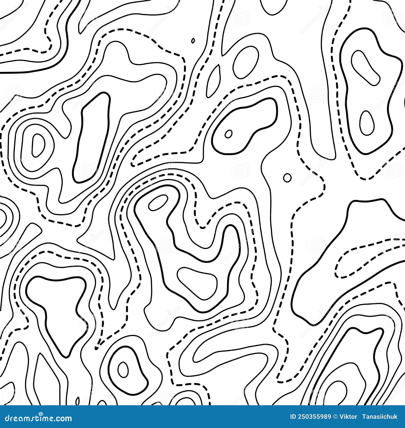 Topographic Map Background. Grid Map Stock Vector - Illustration of ...