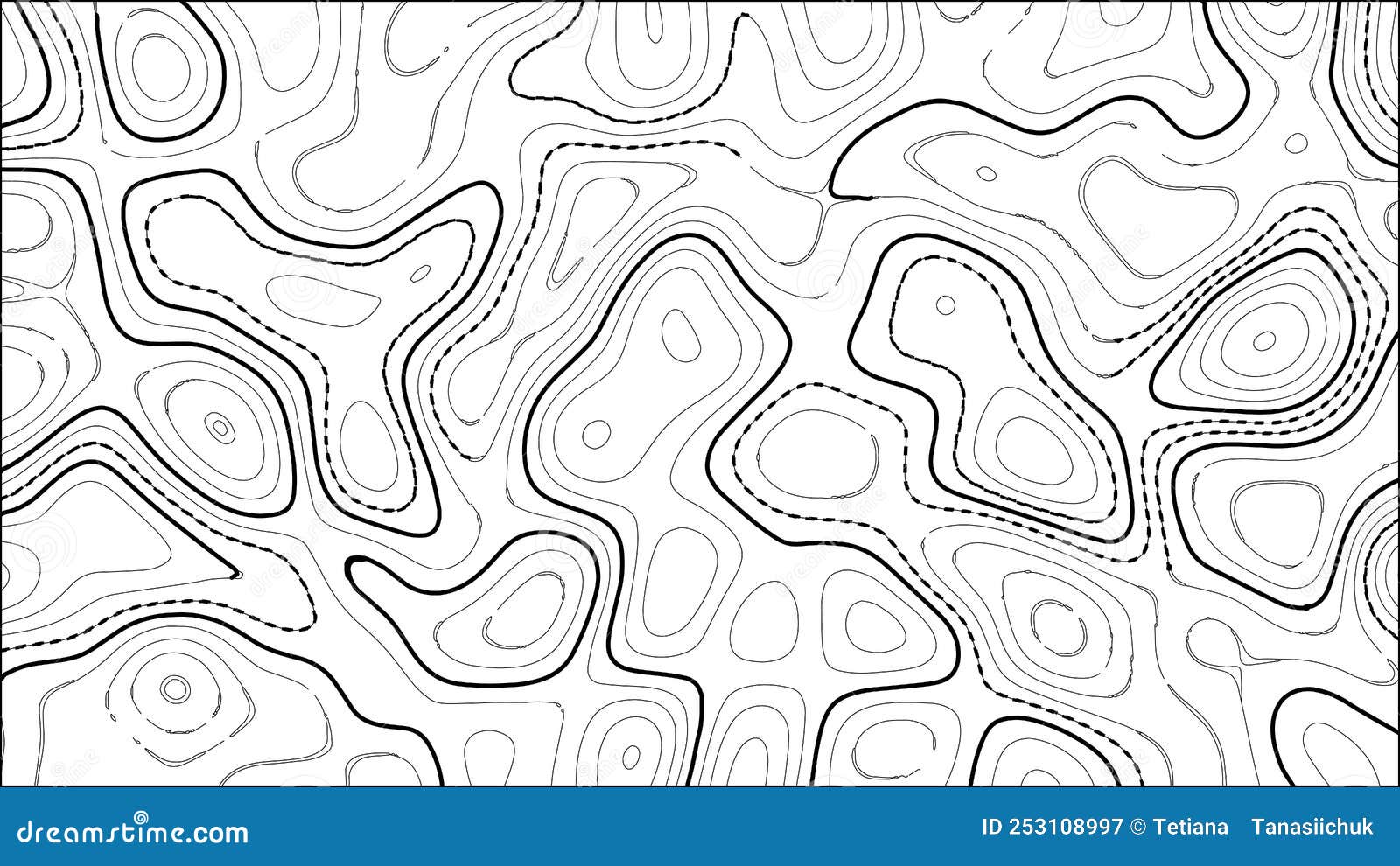 Topographic Map Background. Abstract Vector Illustration. Grid Map ...