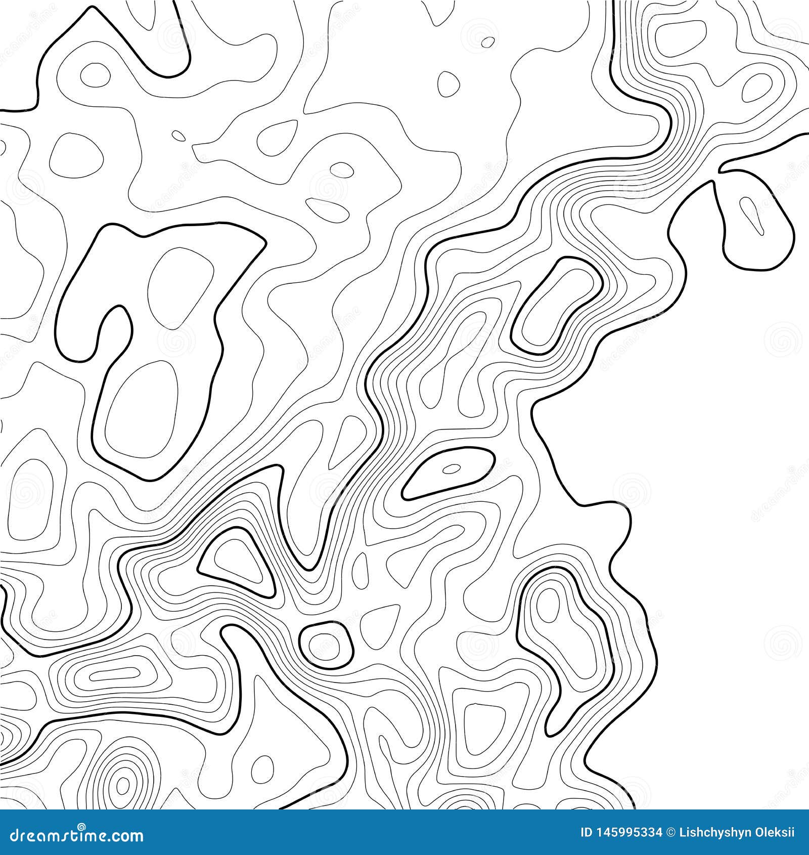 Topographic Map Background. Grid Map. Contour. Vector Illustration ...