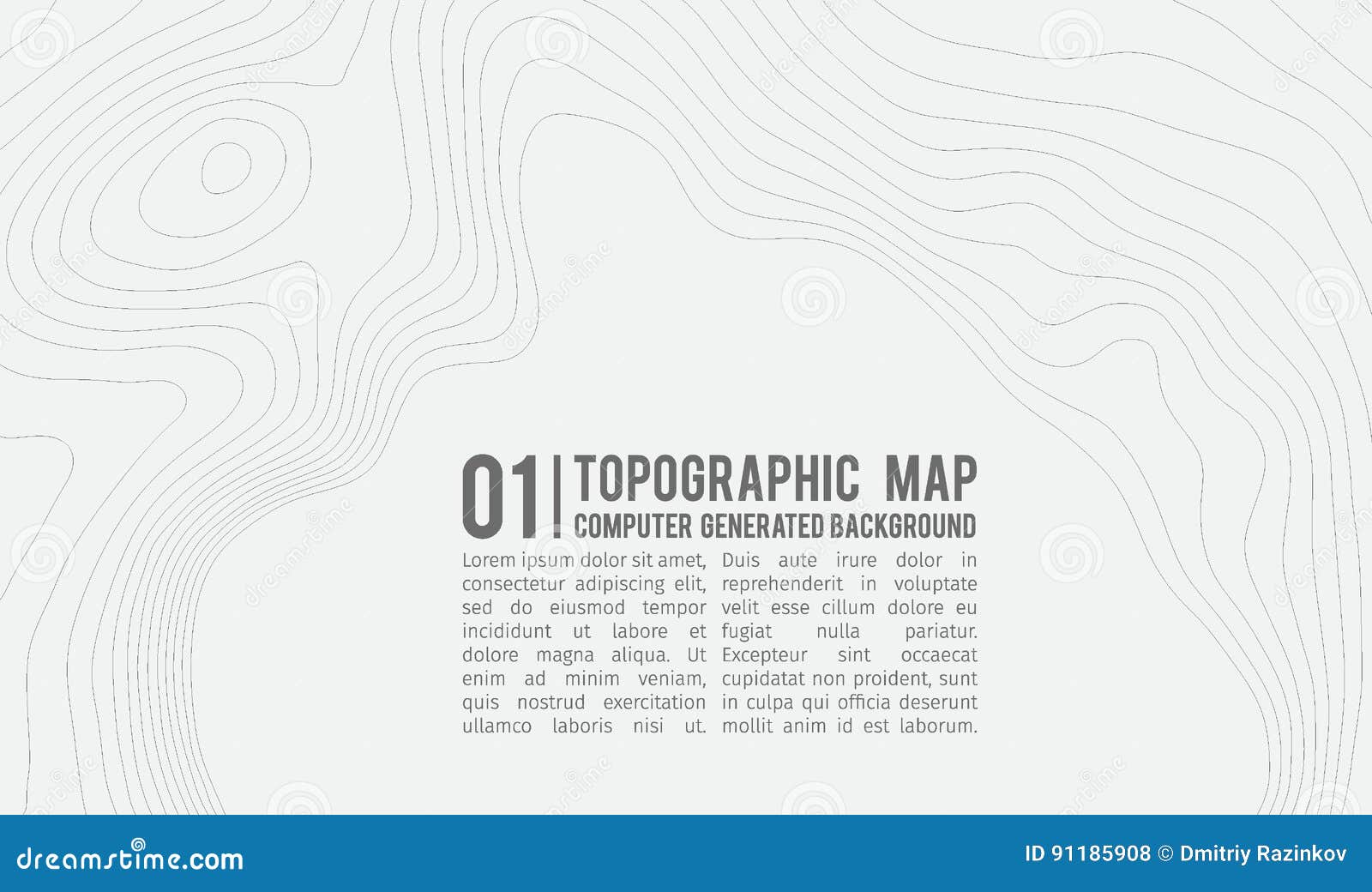 Topographic Map Background with Space for Copy . Line Topography Map ...