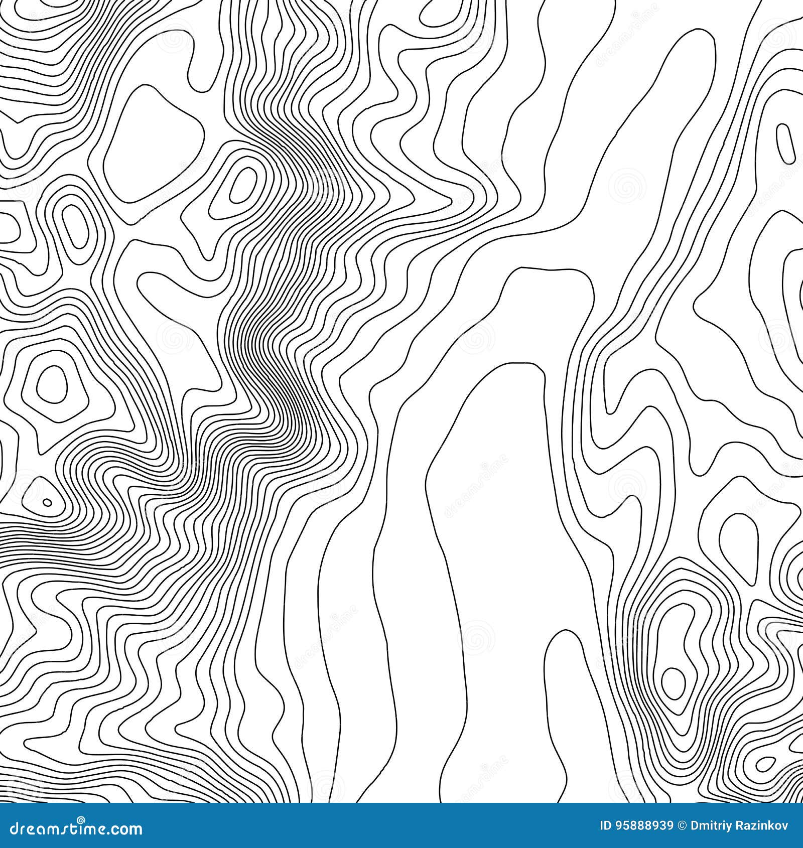 Topographic Map Background with Space for Copy . Line Topography Map ...