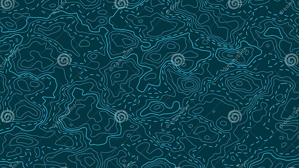 Topographic Map Background. Terrain Height Map Generation. Grid Map ...