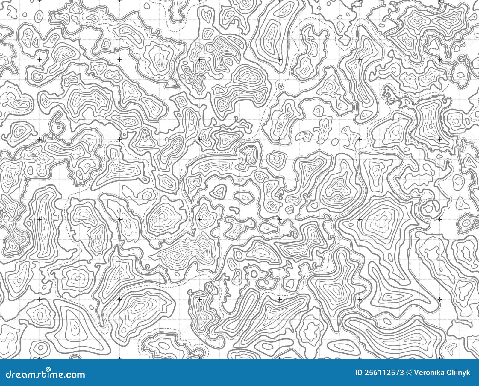 Topographic Map Background. Topo Lines Pattern, Abstract Relief and ...
