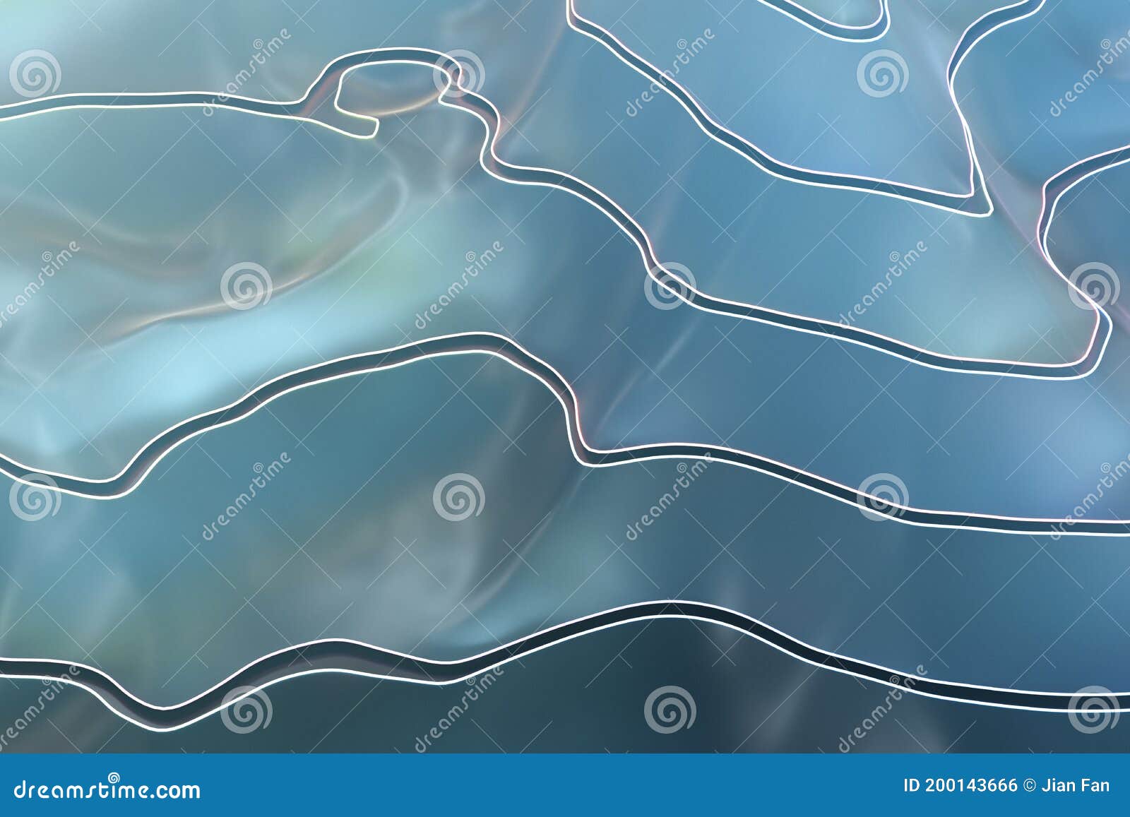 Topographic Map Background Valley and Mountain, 3d Rendering Stock ...