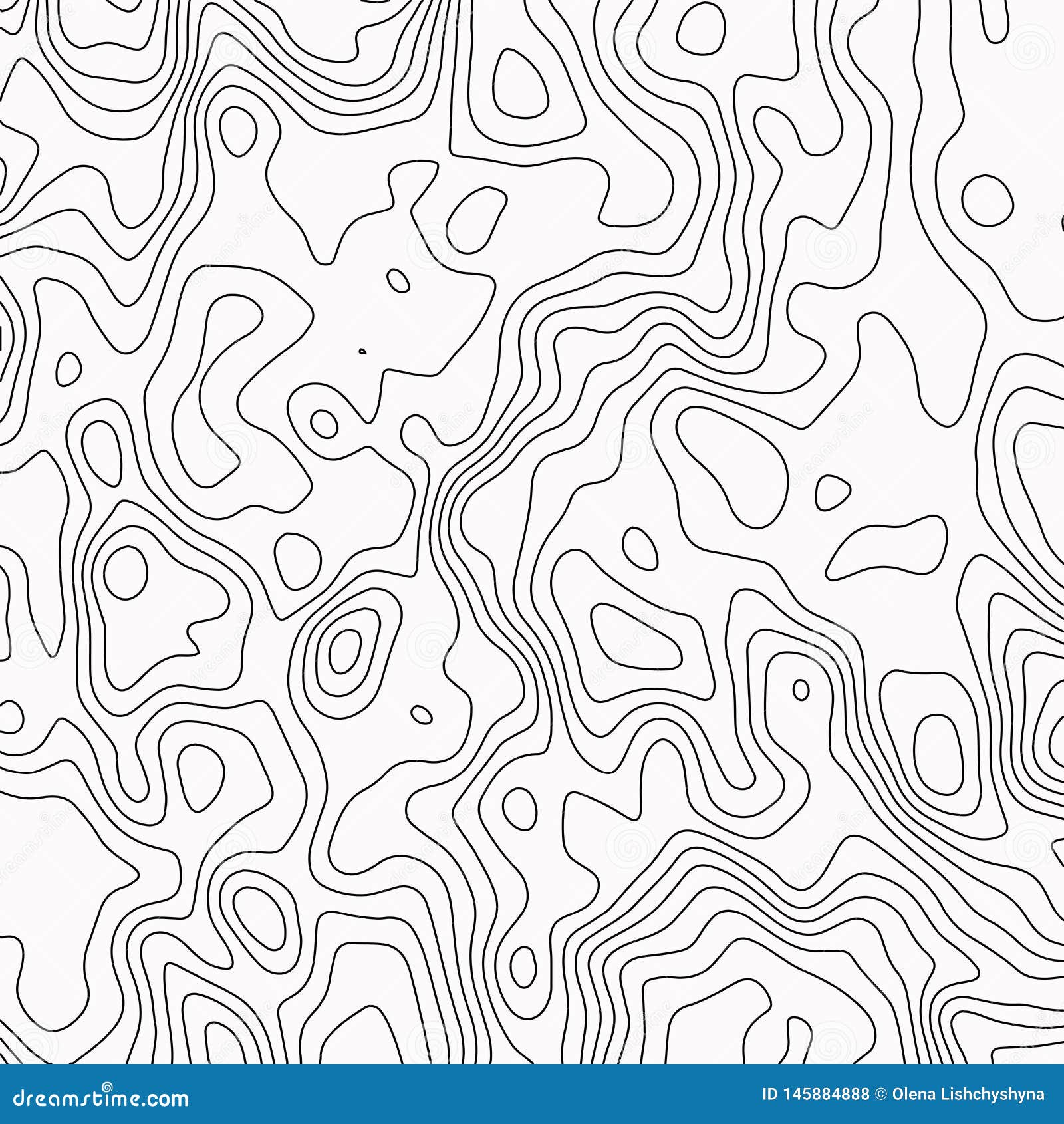 Topographic Map. Contour Abstract Background. Vector Illustration Stock ...