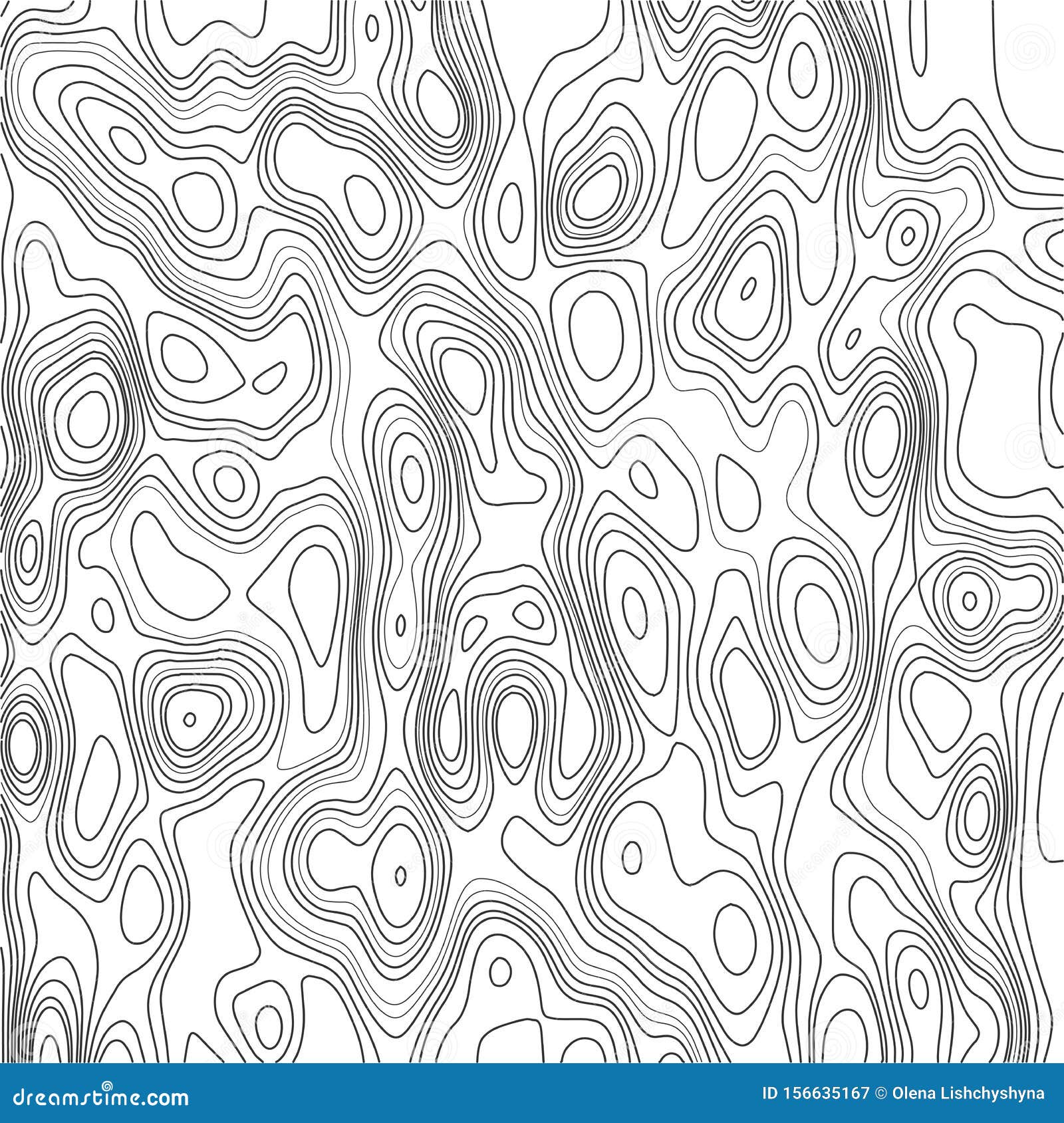 Topographic Map. Contour Abstract Background. Vector Illustration Stock ...