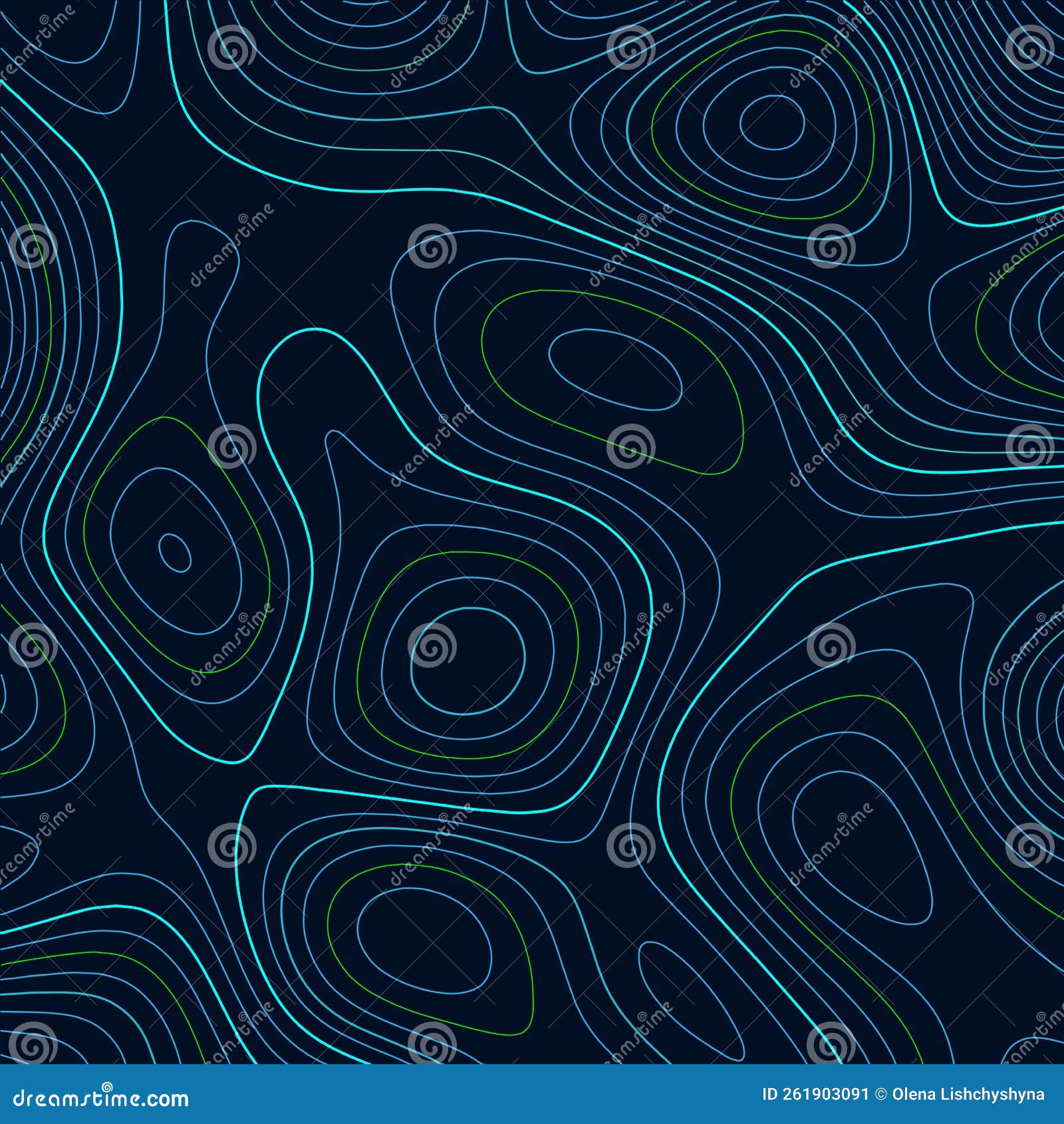 Topographic Map. Contour Abstract Background. Vector Illustration Stock ...