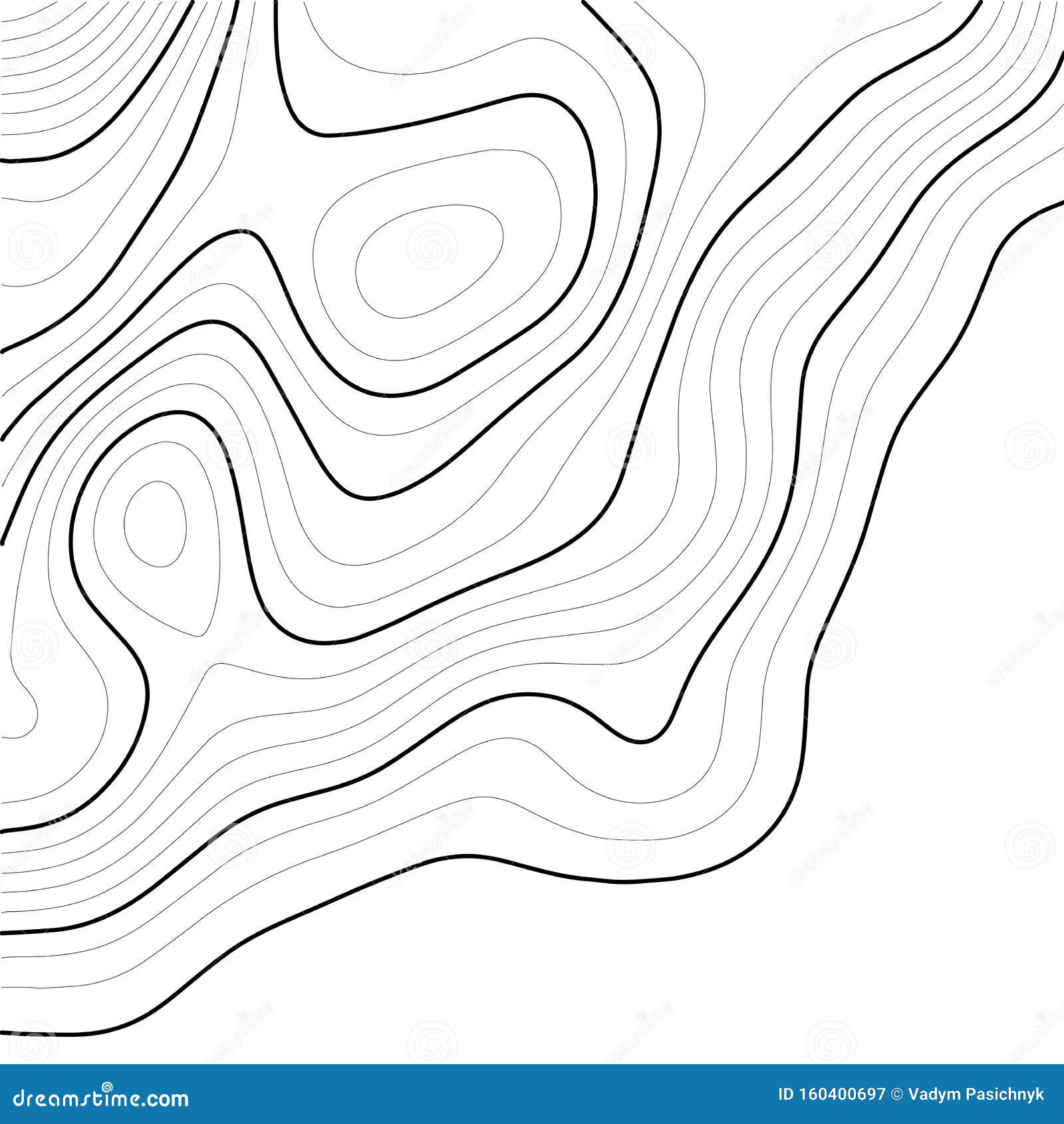 Topographic Map Contour Background. Line Topographic Map Contour ...