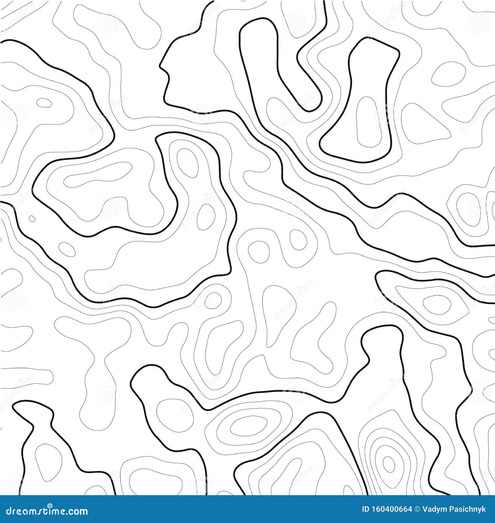 Topographic Map Contour Background. Line Topographic Map Contour ...