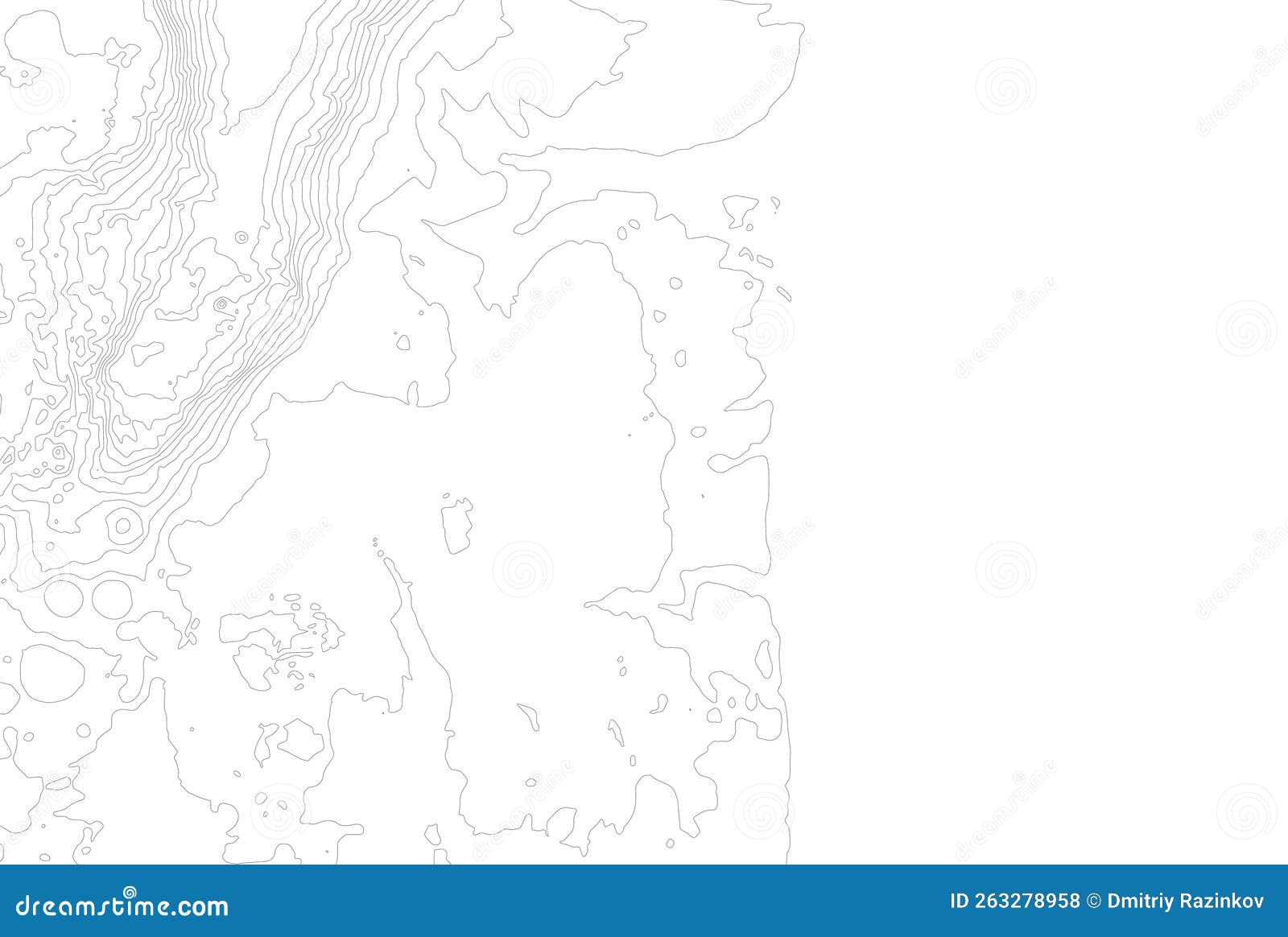 Topographic Map Contour Background. Topo Map with Elevation. Contour ...