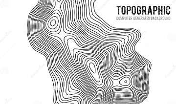 Topographic Map Contour Background. Topo Map with Elevation Stock ...