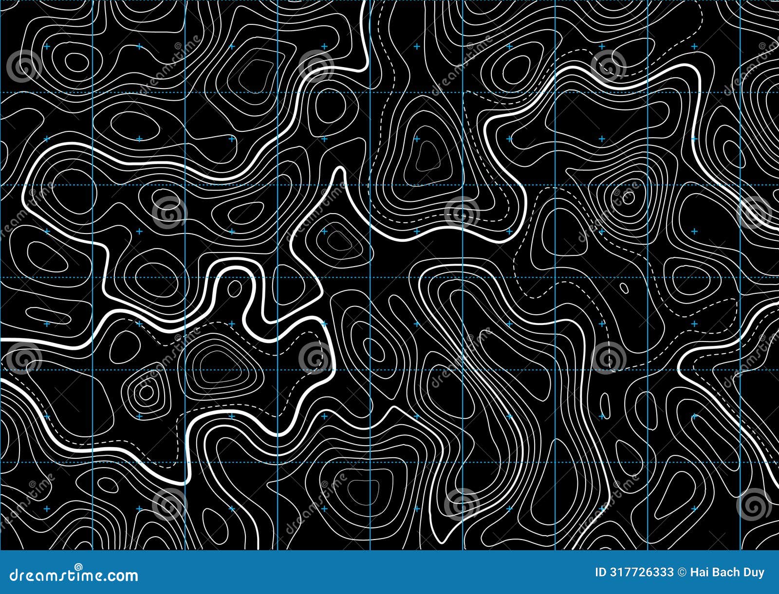 Topographic Map Contour Lines Background Stock Illustration ...