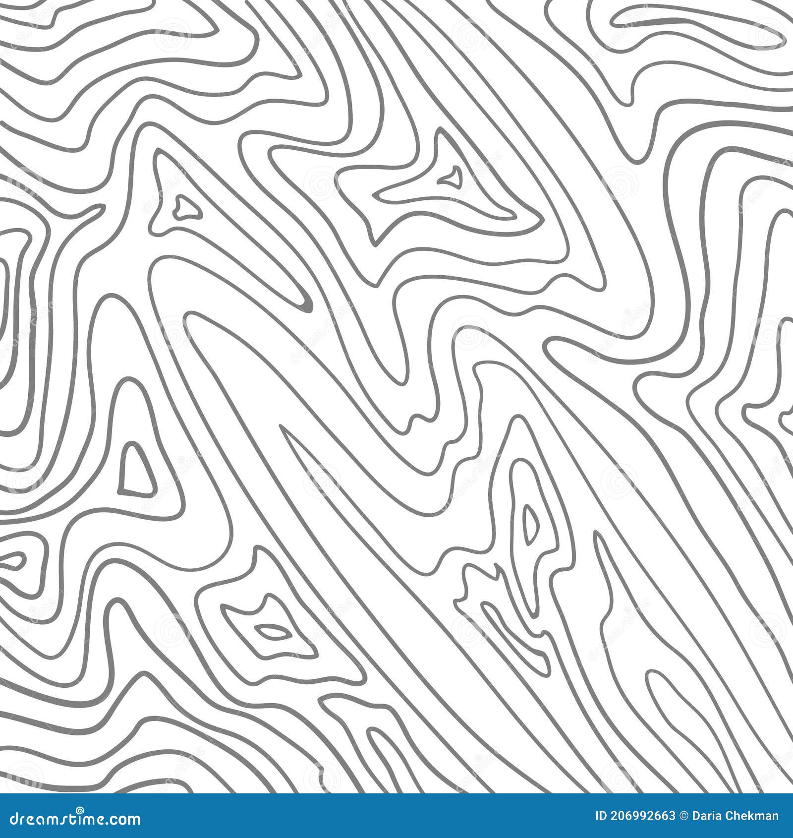 Topographic Map Contour Vector Mountains. Relief Background. Contour ...