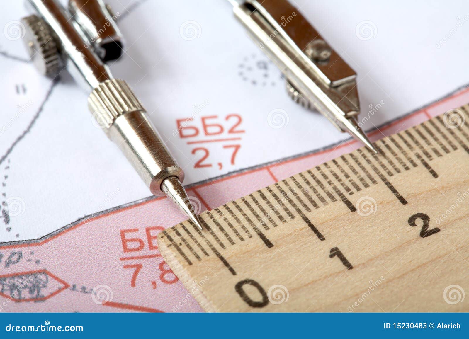 Topo Map And Ruler Royalty-Free Stock Image | CartoonDealer.com #4794886