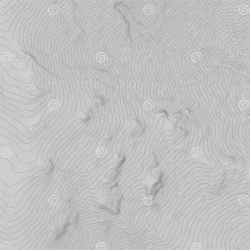 Topographic Map on Gray Background Stock Vector - Illustration of ...