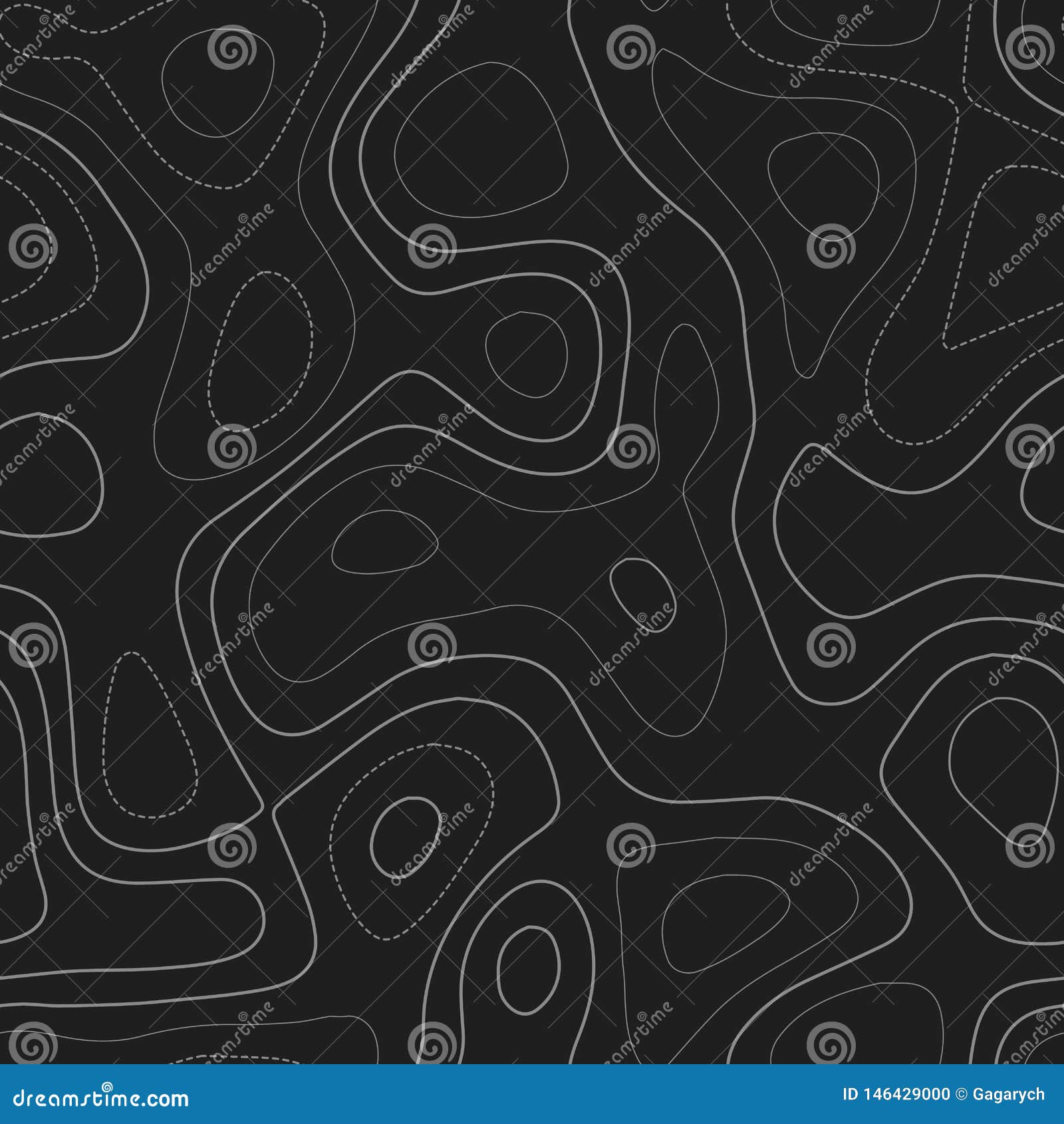 Topographic map lines. stock vector. Illustration of land - 146429000