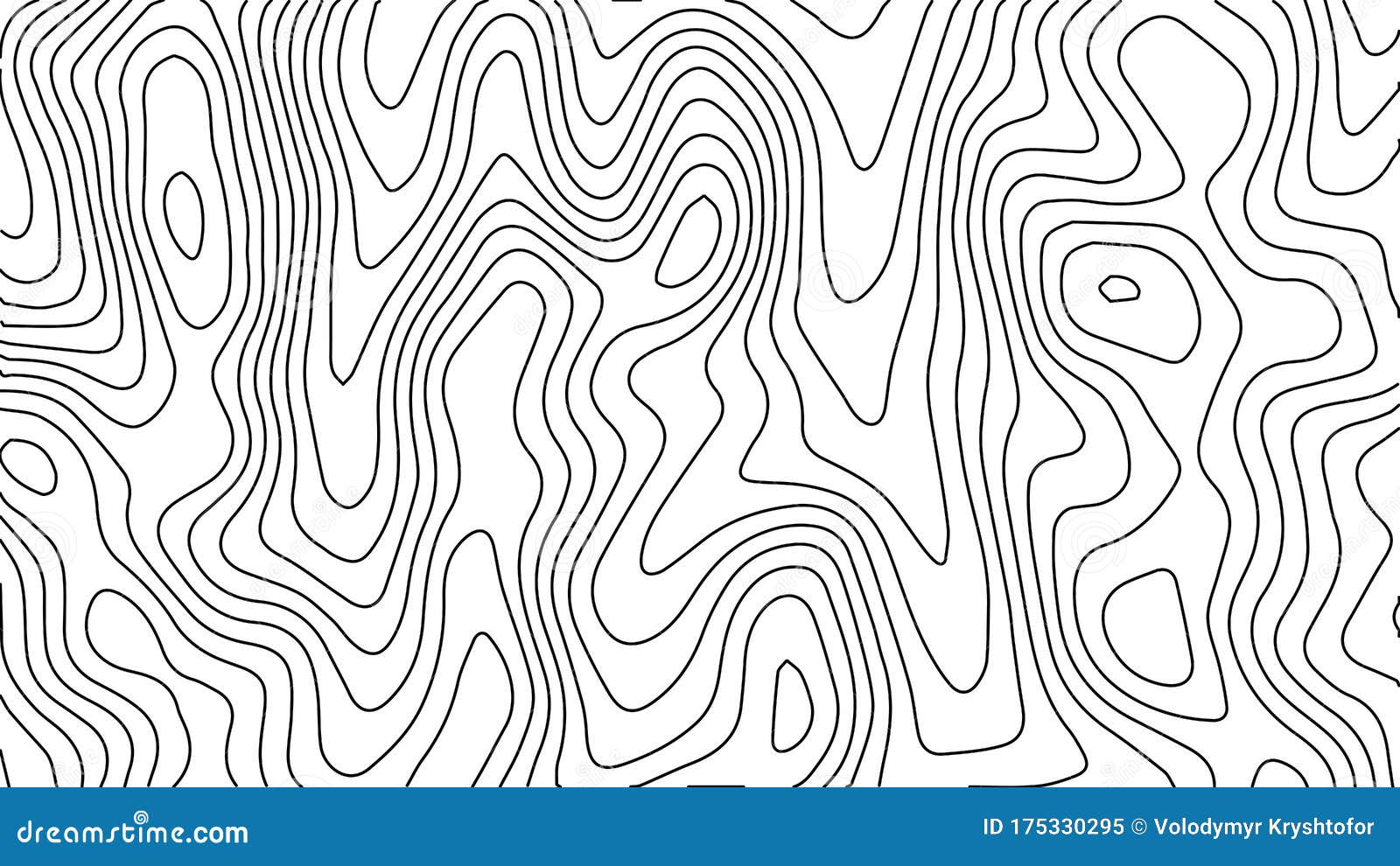 Topographic Map Lines Background. Abstract Vector Illustration Stock ...