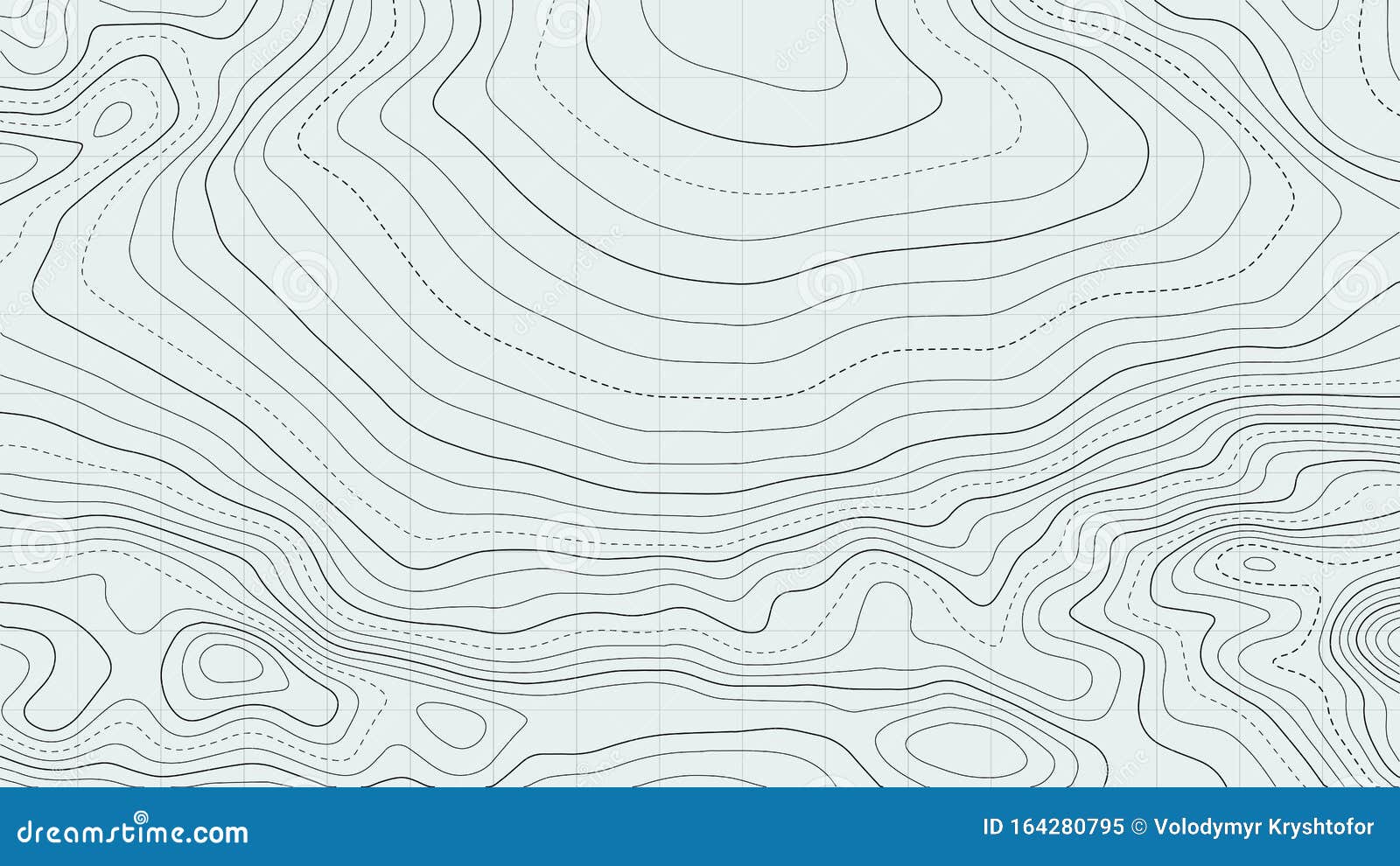 Topographic Map Lines Background. Abstract Vector Illustration Stock ...
