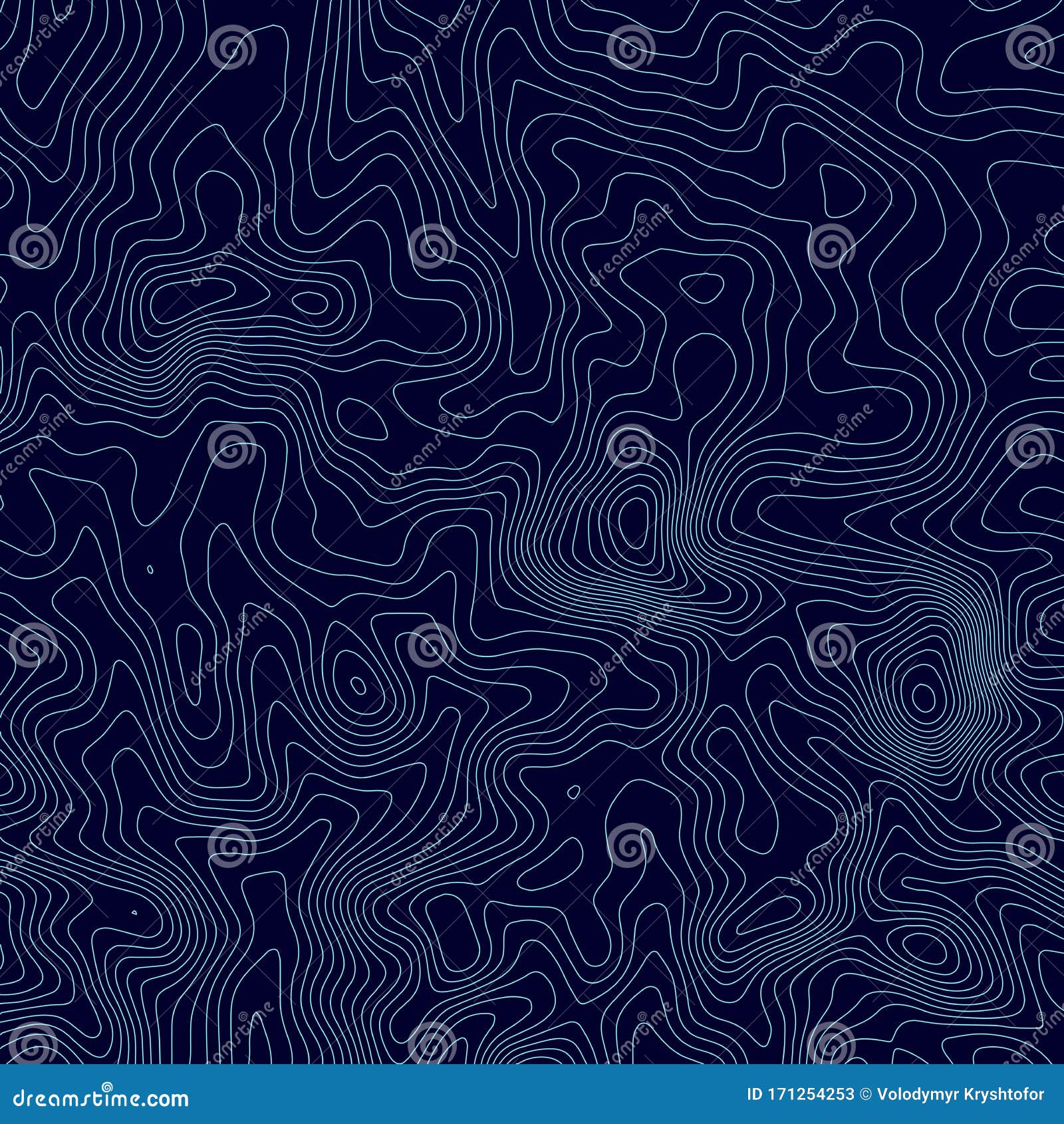 Topographic Map Lines Background. Abstract Vector Illustration Stock ...