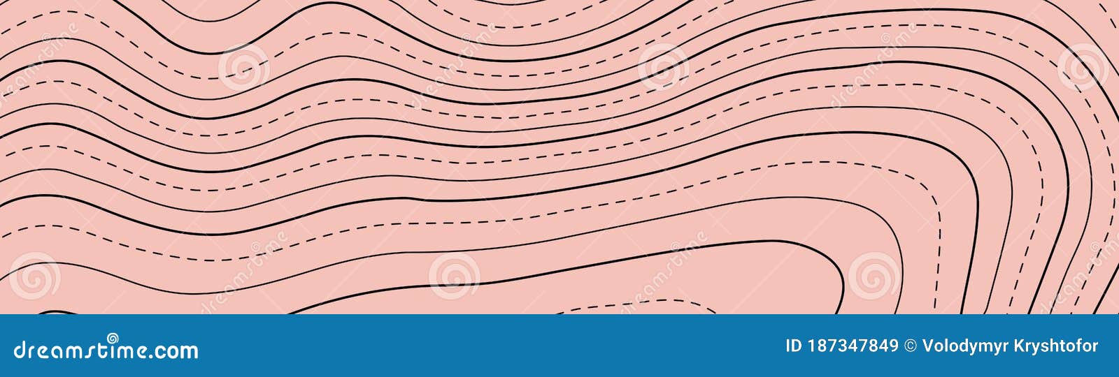 Topographic Map Lines Background. Abstract Vector Illustration Stock ...