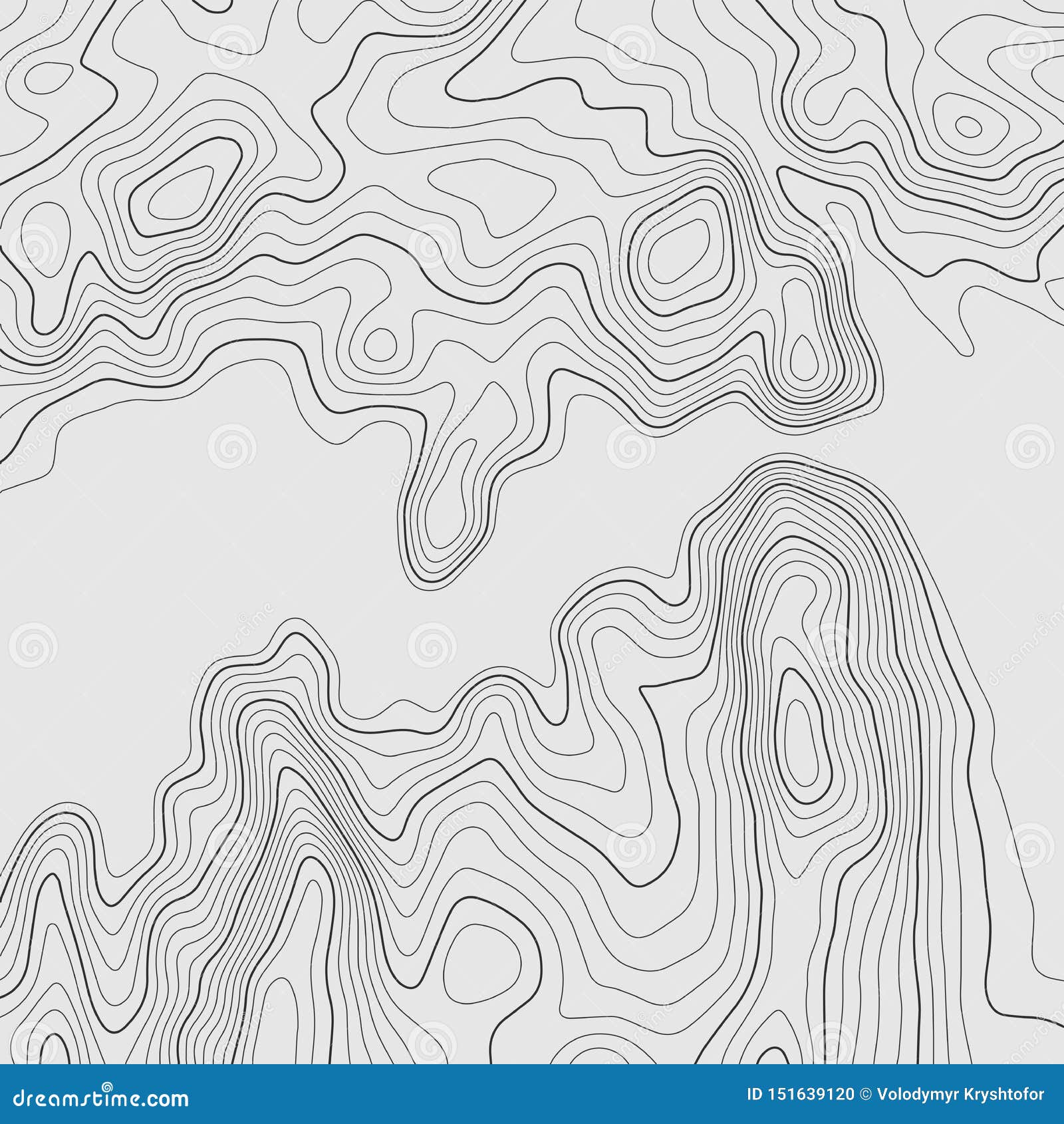 Topographic Map Lines Background. Abstract Vector Illustration Stock ...