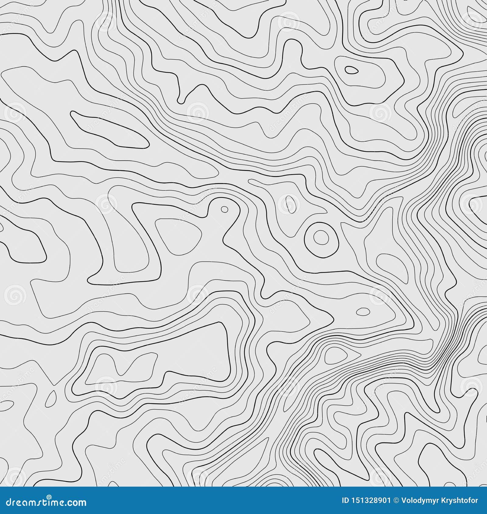 Topographic Map Lines Background. Vector Illustration Stock ...