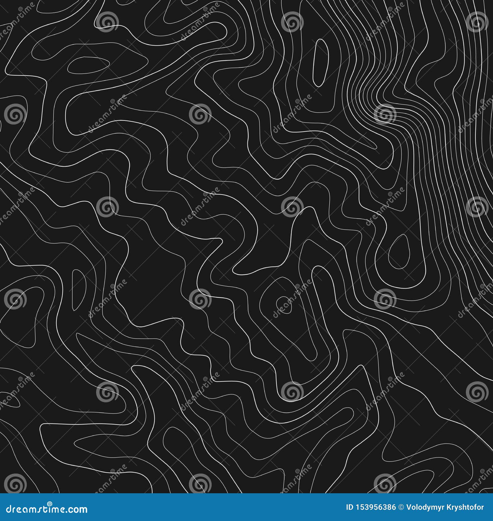 Topographic Map Lines Background. Vector Illustration Stock ...