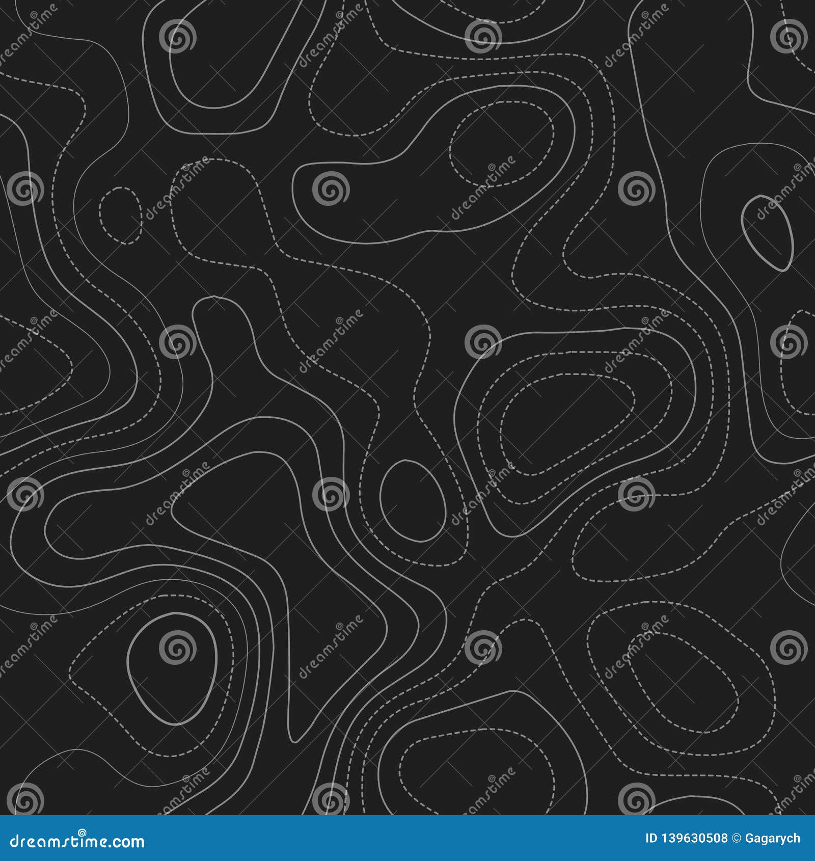 Topographic map lines. stock vector. Illustration of area - 139630508