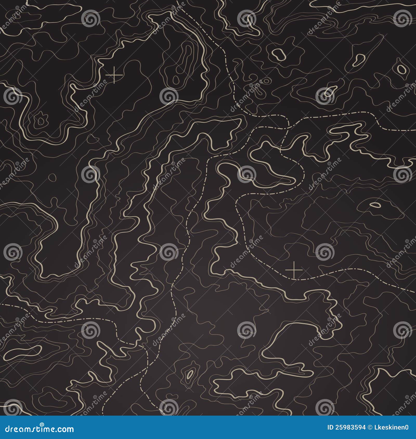 Topographic Map Natural Color Stock Vector - Illustration of projection ...