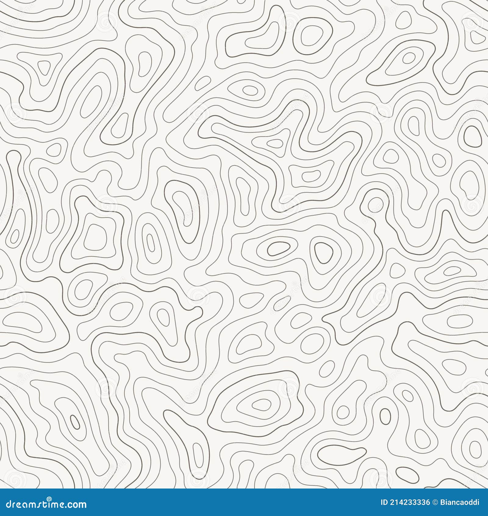 Topographic Map Seamless Pattern, Topography Line Map. Vector Stock ...