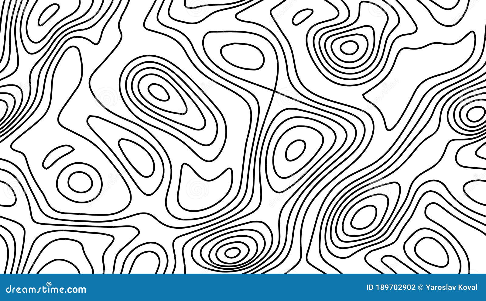 Topographic Map Seamless Pattern. Vector Background Tile Stock ...