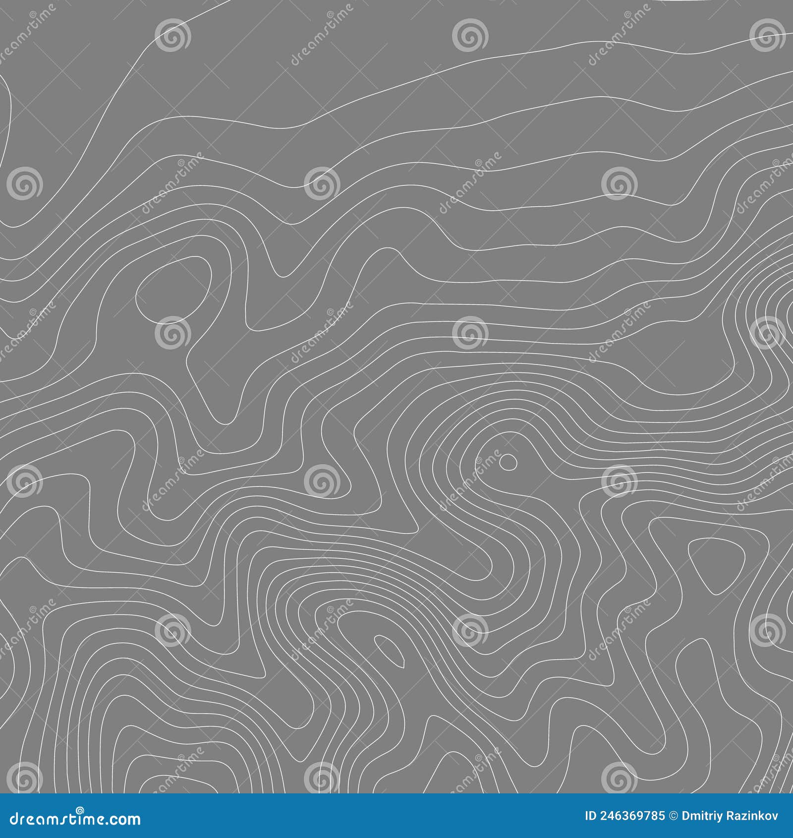 Abstract Paper Cut Shapes. Topographic Map on White Background. Topo ...