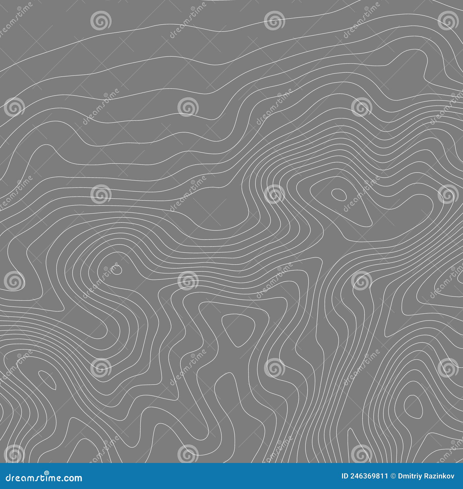 Abstract Paper Cut Shapes. Topographic Map on White Background. Topo ...