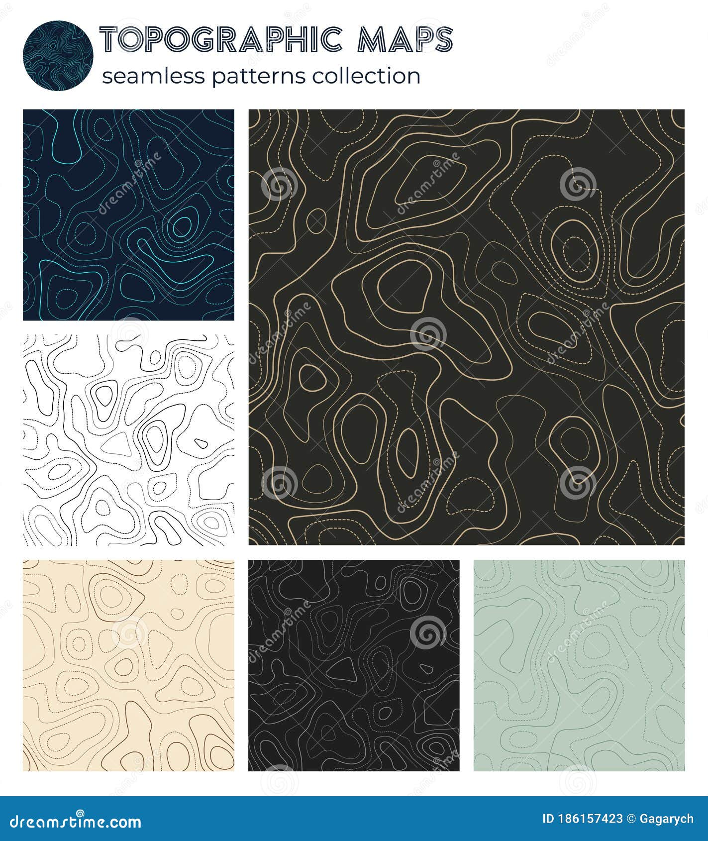 Topographic Maps. Cartoon Vector | CartoonDealer.com #187499131