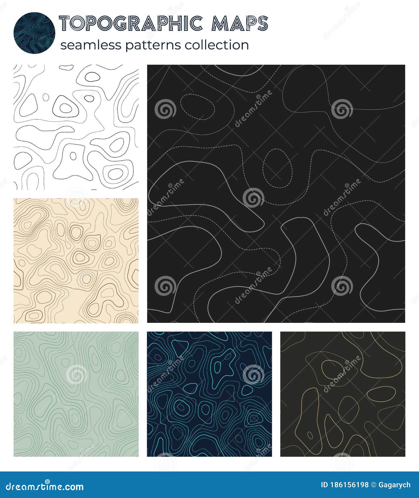 Topographic Maps. Cartoon Vector | CartoonDealer.com #187499131