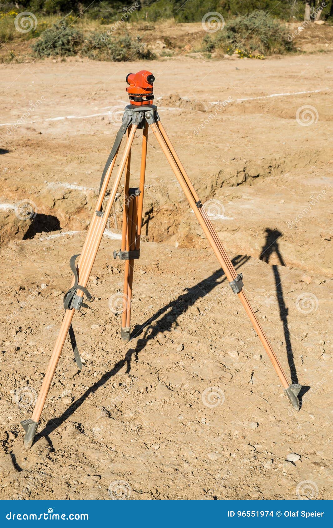 Topographic Measuring Instrument Stock Photo - Image of site ...