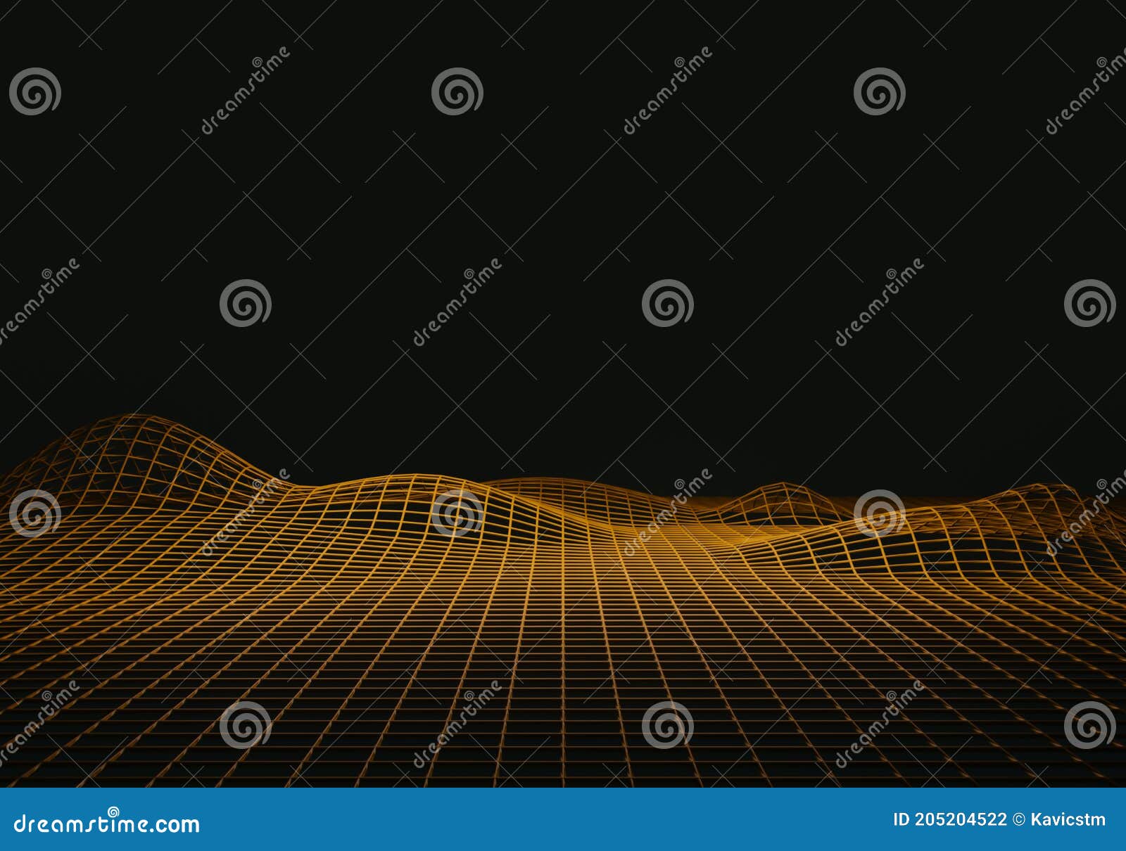 Topographic Mountain Wireframe Stock Illustration - Illustration of ...